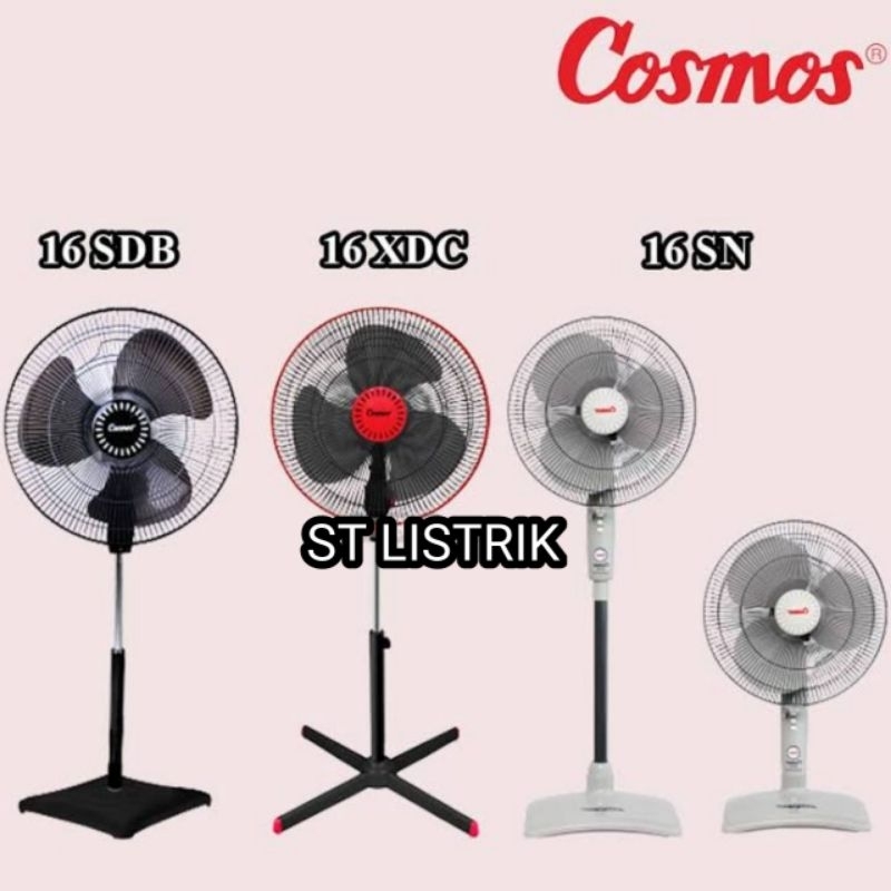 Jual Cosmos Stand Fan (ORIGINAL) / Kipas Berdiri SDB (kaki kotak), SBI ...