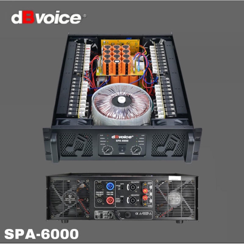 Jual Power dB Voice SPA 6000 Original Amplifier dbvoice SPA6000 Class ...