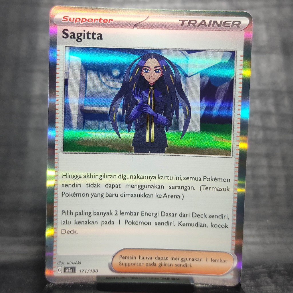 Jual Sagitta - sv4a RegG HOLO / FOIL Kartu Pokemon SUPPORTER ( TRAINER ) TCG Bahasa Indonesia ...