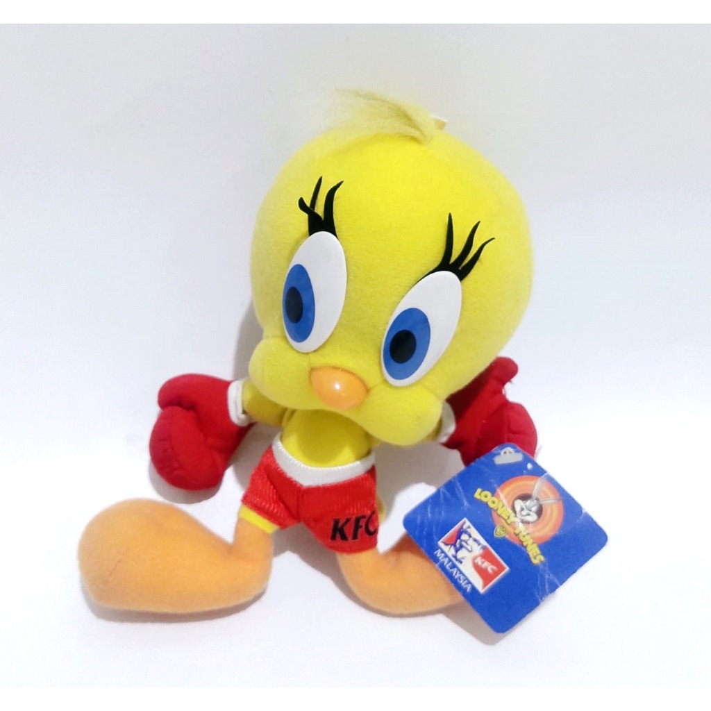 Jual Boneka Tweety Original Looney Tunes X KFC Tweety Boxing Original ...