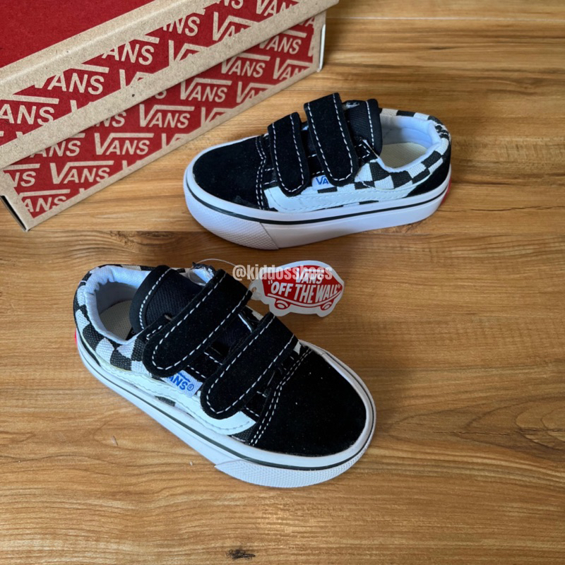 Jual VANS OS CHECKERBOARD KIDS | SEPATU VANS ANAK | Shopee Indonesia