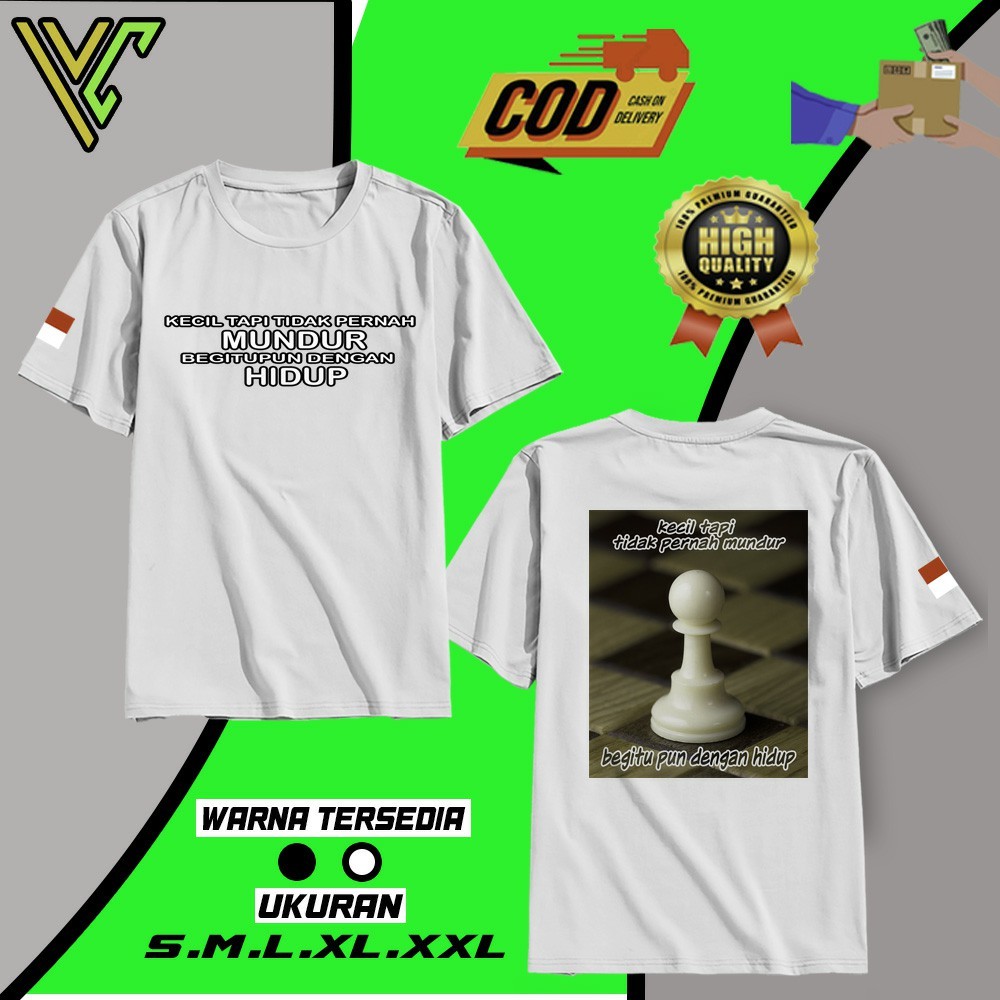 Jual YFC Kaos CATUR MOTIVASI HIDUP kaos viral bisa satuan/lusinan | Kaos Pria | Kaos terbaru ...