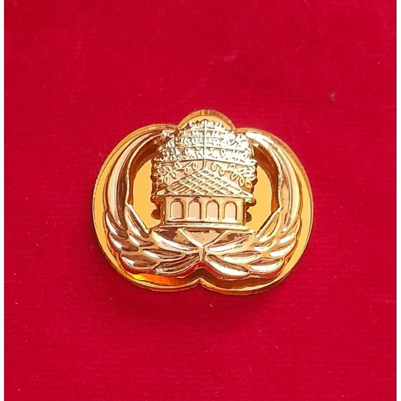 Jual pin korpri model terbaru latar kuning premium mahnet | Shopee ...