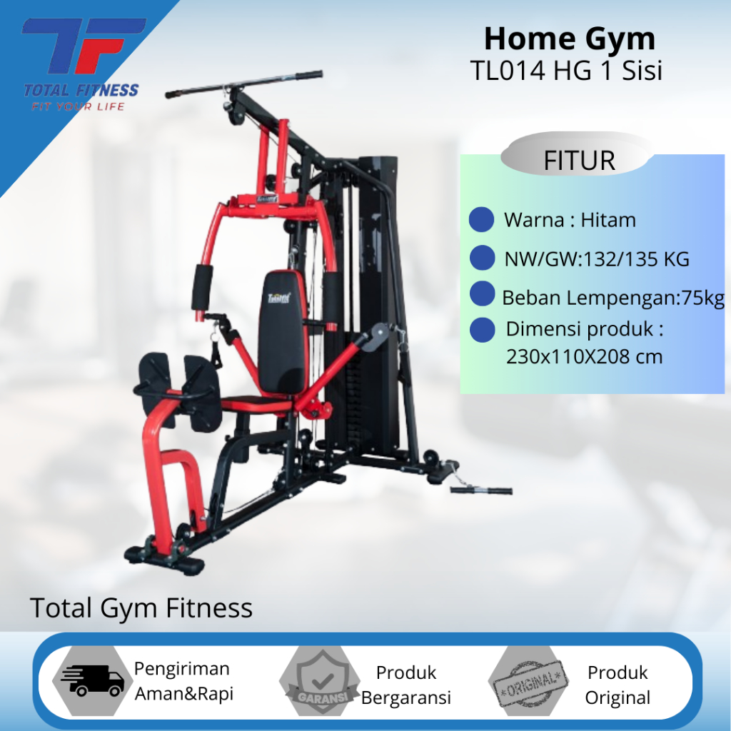 Jual Home gym 1 sisi TL 014 Leg press beban plate 75 kg COD SURABAYA | Shopee Indonesia