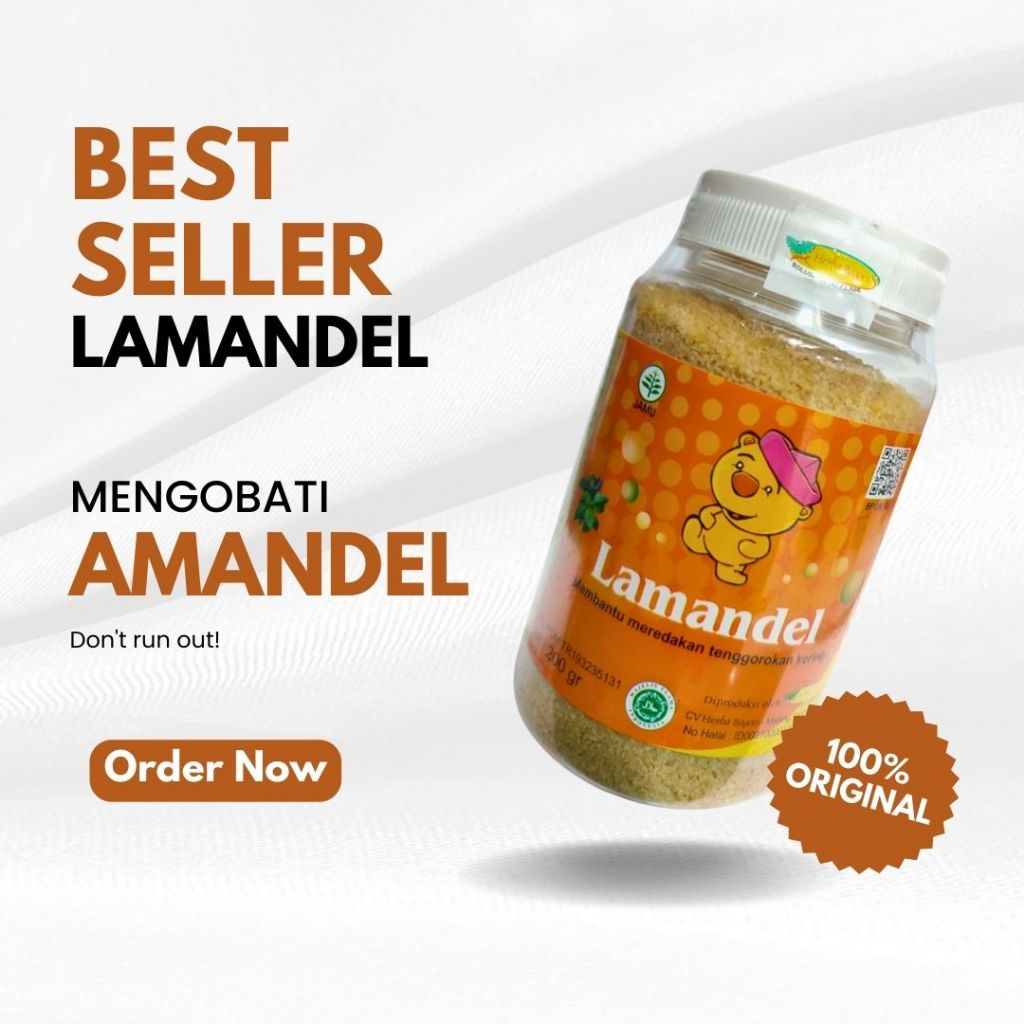 Jual Lamandel Bubuk Obat Herbal Atasi Amandel | Lamandel Botol KEMASAN ...