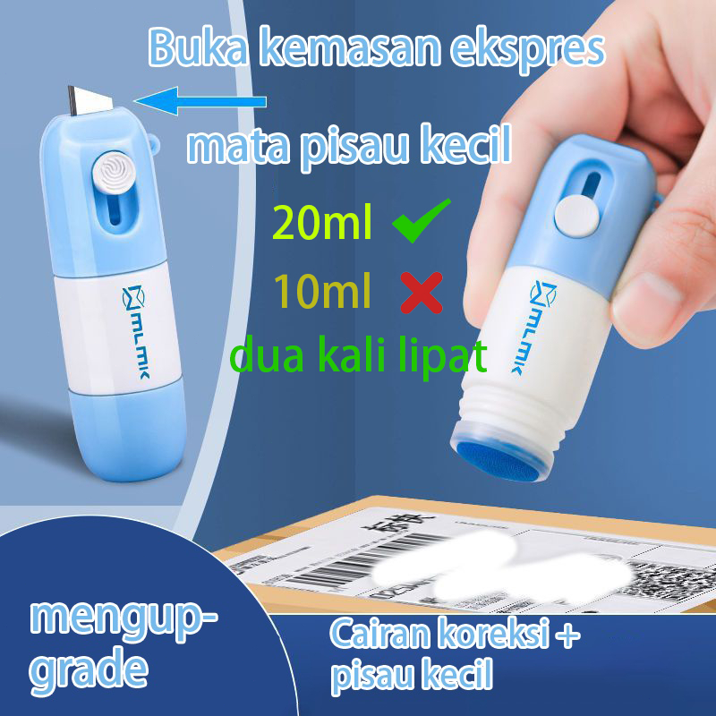 Jual Box Opener Roller Stamp Cutter / Pembuka dan Penghapus Resi Paket ...