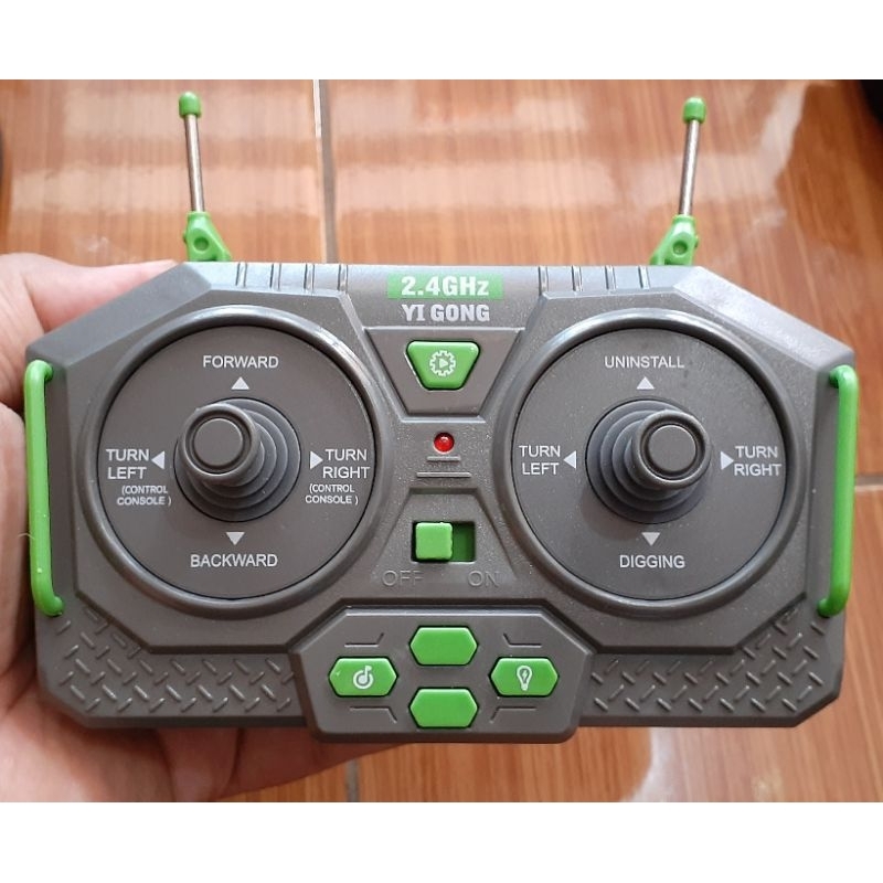 Jual REMOTE CONTROL SET + RECEIVER 11CH RC EXCAVATOR 2,4GHZ YIGONG ...