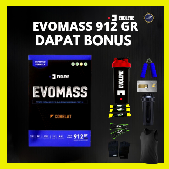 Jual Evolene Evomass Coklat 912gr/4x serving Surplus kalori BPOM HALAL EVOLENE EVOLIN EVOLINE ...