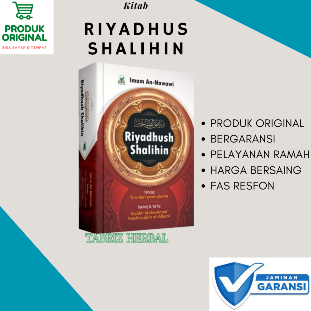 Jual Best Seller Riyadhus Shalihin Imam An Nawawi - Syaikh Muhammad ...