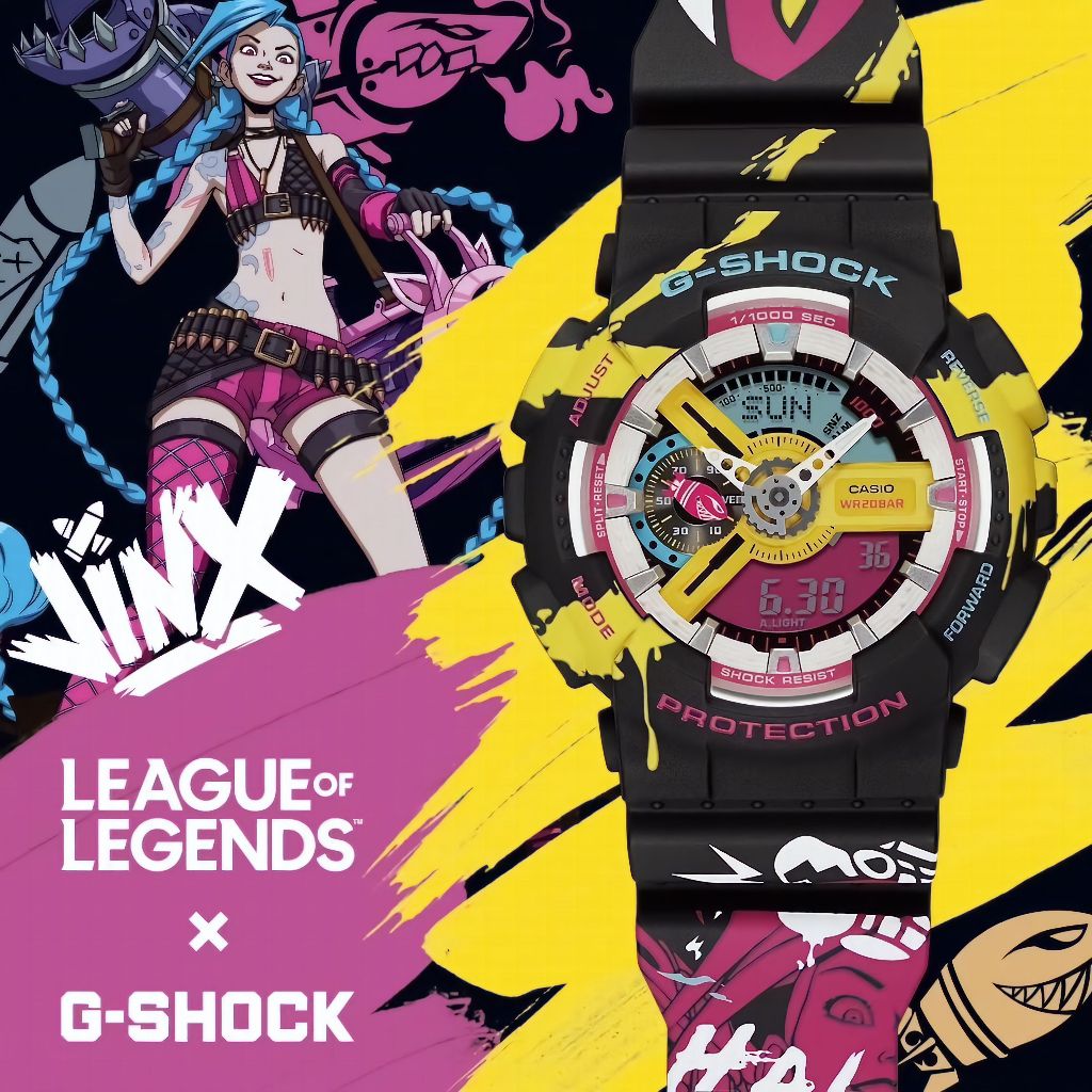 Jual Jam Tangan CASIO G-Shock GA-110LL-1A League Of Legends GA-110 ...