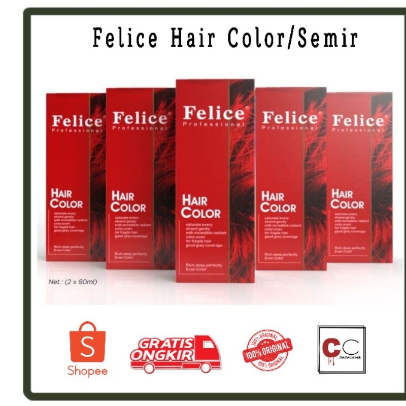 Jual ☘Chacha☘Felice Hair Color/Semir Rambut | Shopee Indonesia