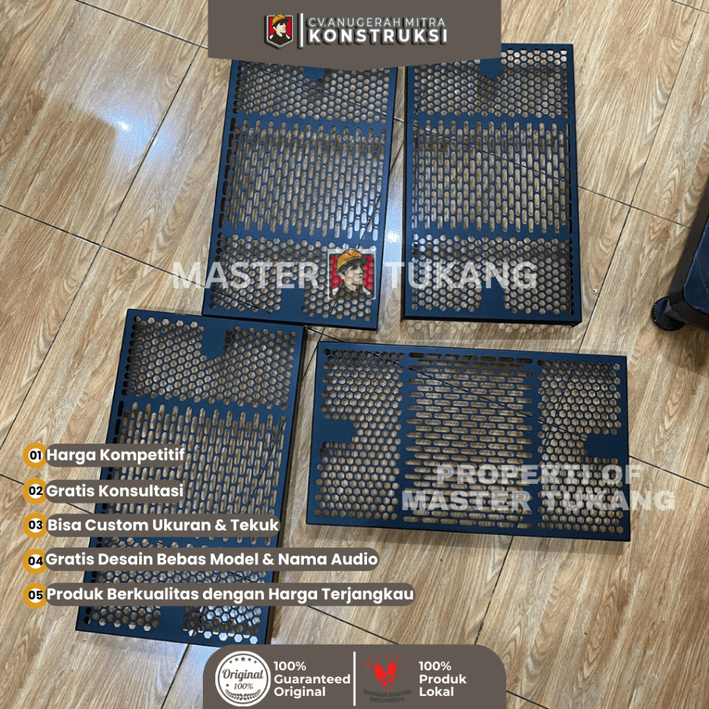 Jual Grill Sound Ukuran Motif Hexagonal Model Pharathel | Shopee Indonesia