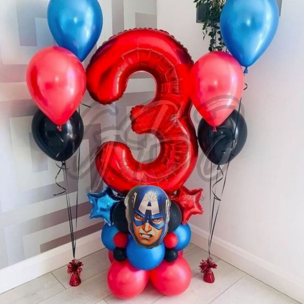 Jual [PAKET ANGKA] - JUMBO Merah Pahlawan Super / Superheroes Marvel ...