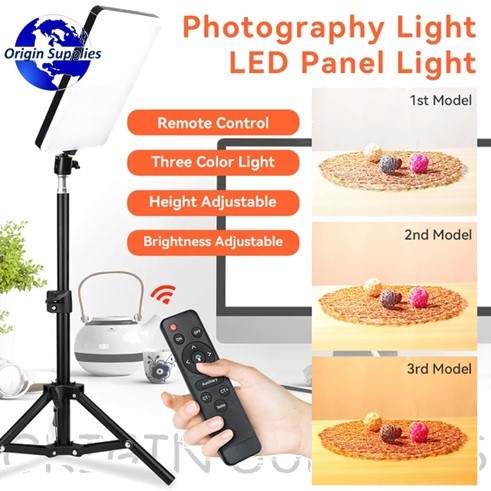 Jual Lampu Foto 11" LED Video Light + Tripiod Lampu Fotografi Live ...