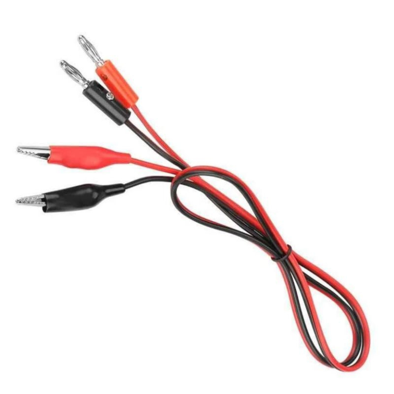 Jual Kabel Jepit Buaya + Jack Banana 1 Meter | Shopee Indonesia