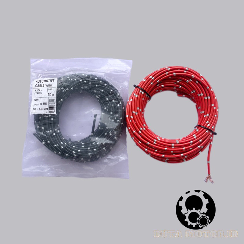 Jual KABEL BINTIK TEMBAGA 4MM KABEL AMPERA UNTUK MOBIL (1 ROLL 20 METER) | Shopee Indonesia