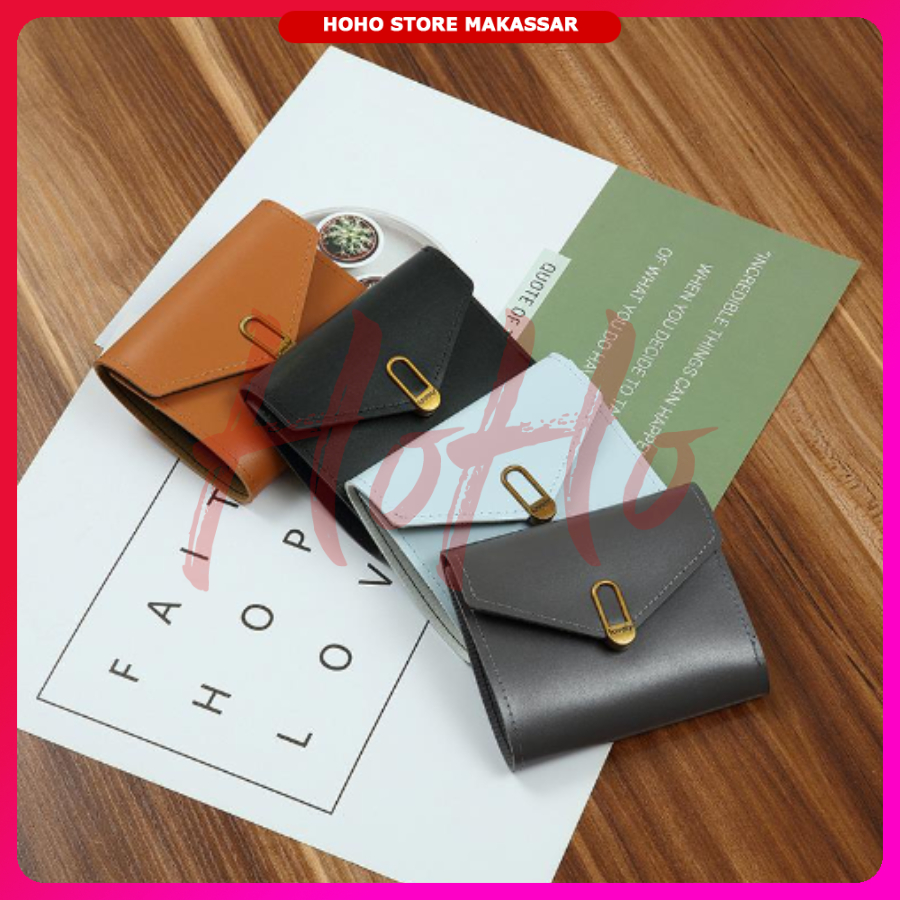 Jual Dompet Lipat Polos Ala Korea Model Gaya Fashion Dompet Mini Wanita ...
