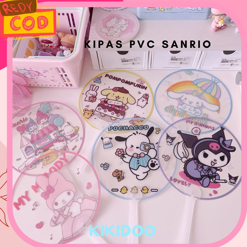 Jual Kikidoo Kipas PVC Sanrio Kipas Souvenir Pvc Bulat Lucu RT202 ...