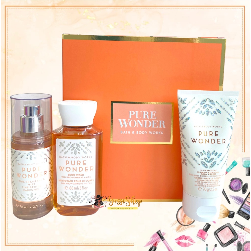 Jual Bath & Body Works PURE WONDER Mini Gift Box Set | Shopee Indonesia