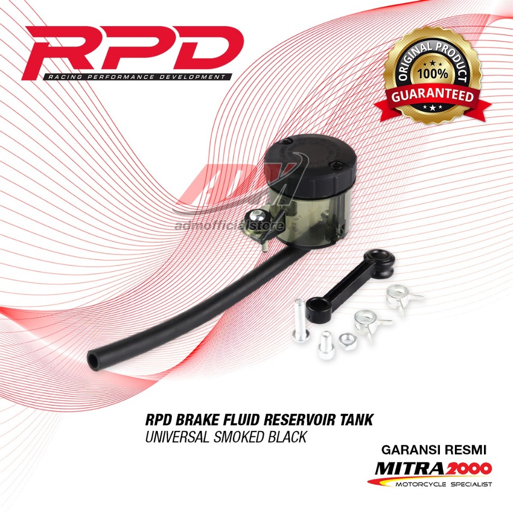 Jual Tabung Minyak Rem RPD Brake Fluid Reservoir Tank Universal Smoked ...