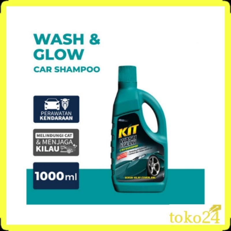Jual KIT Wash & Glow Car Shampoo Botol 1000 ml | Shopee Indonesia