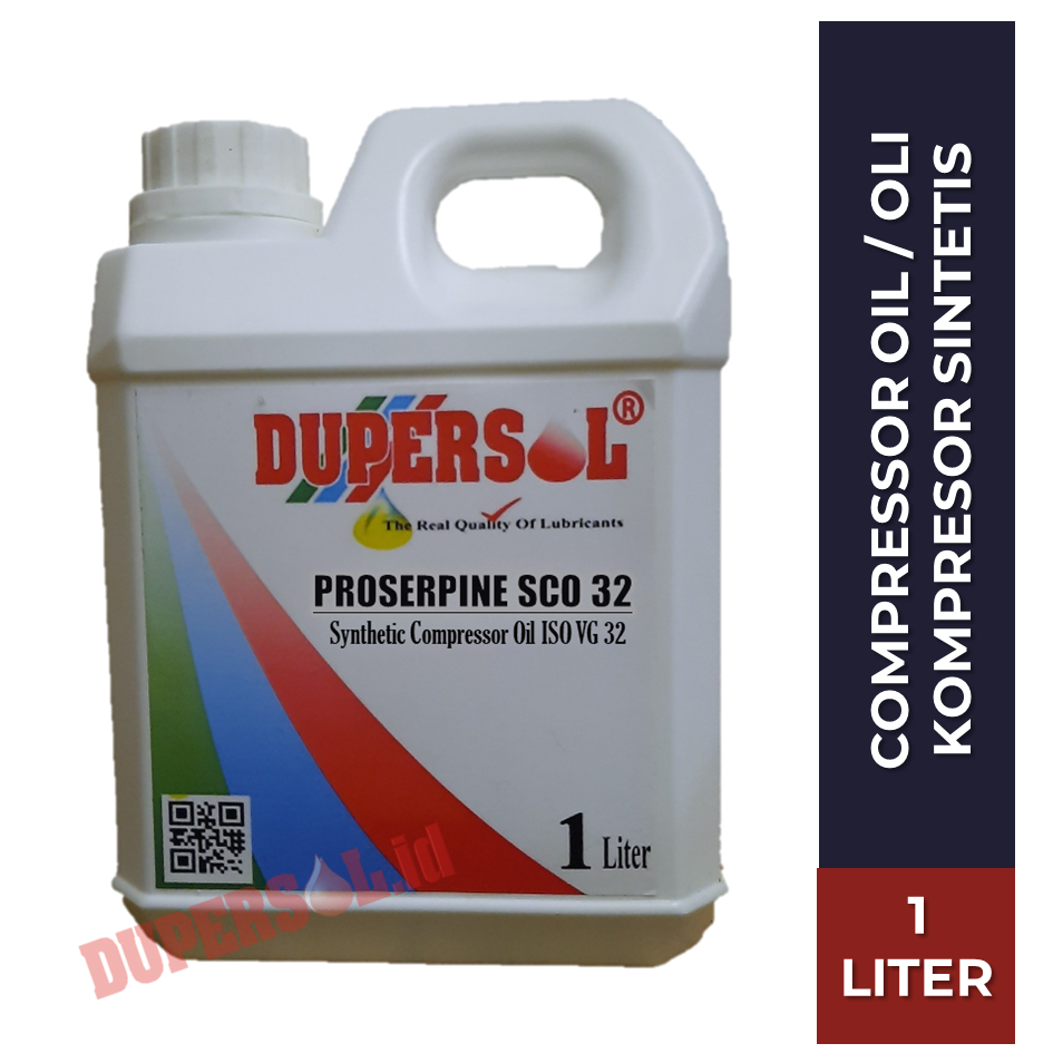 Jual DUPERSOL PROSERPINE SCO 32 / Oli Kompresor Screw Sintetik Iso Vg ...
