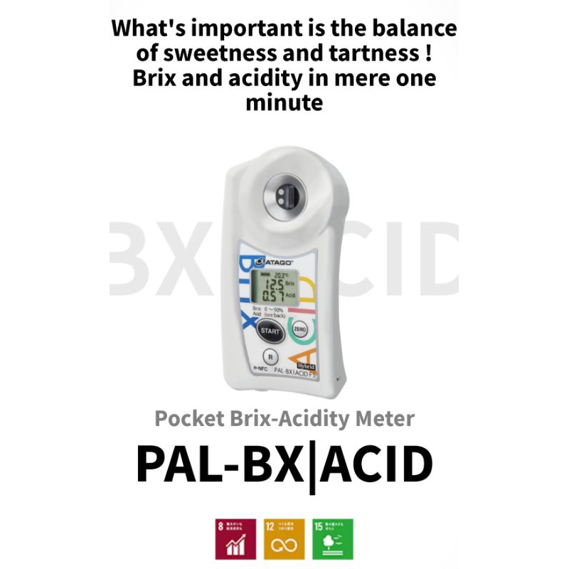 Jual ATAGO Pocket Brix-Acidity Meter (Citrus) PAL-BX/ACID1 Master Kit ...