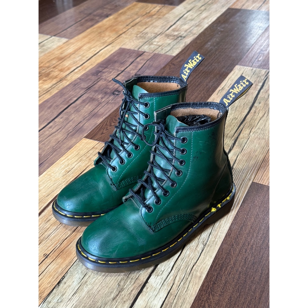 Jual dr martens 1460 green smooth england | Shopee Indonesia