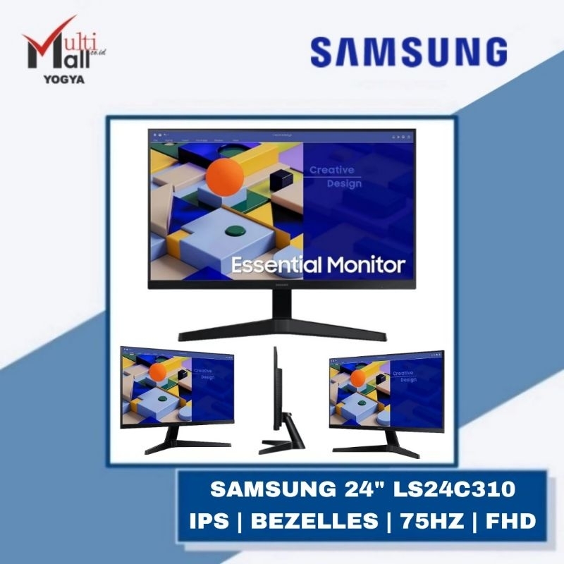 Jual Samsung Monitor LS24C310 IPS Full HD Bezelless 75Hz LED 24" Gaming ...