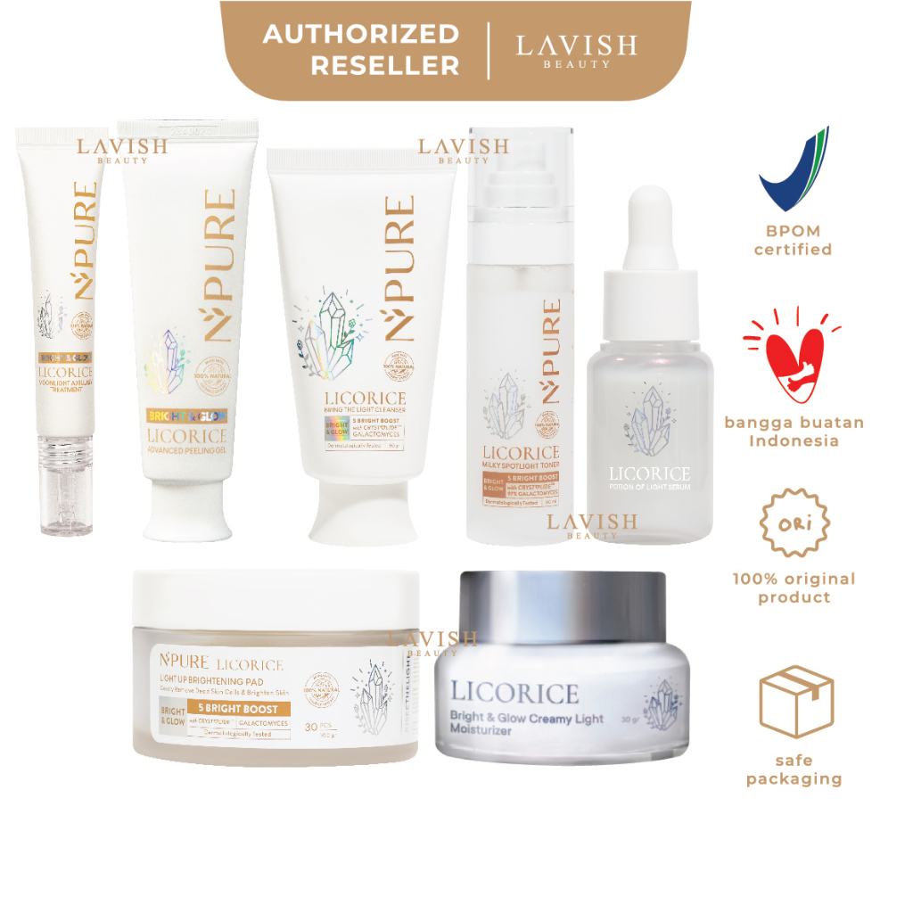 Jual N'PURE NPURE Licorice Bring the Light Cleanser // Milky Spotlight ...