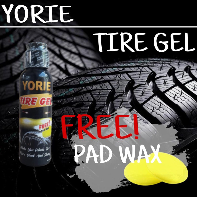 Jual SEMIR BAN MOBIL MOTOR PREMIUM YORIE TIRE GEL 100 ML GRATIS BUSA ...