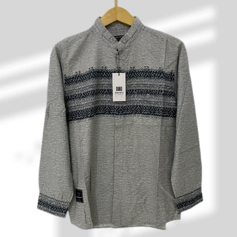 Jual Kemko Kemeja Koko Pria Lengan Panjang Katun Kemko Dewasa Regular ...