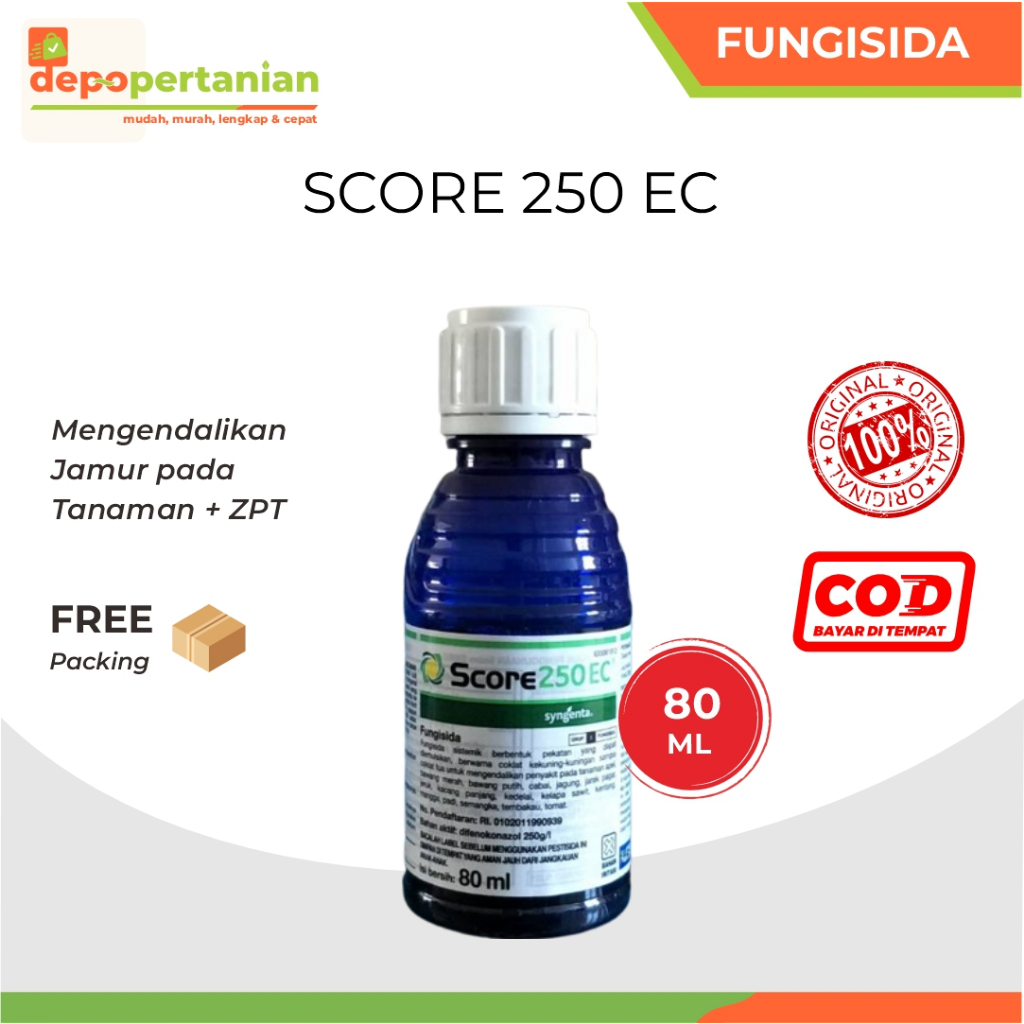Jual Depo Pertanian - Fungisida Sistemik Score 250 EC 250ml Obat Pembasmi Penyakit Jamur Tanaman ...