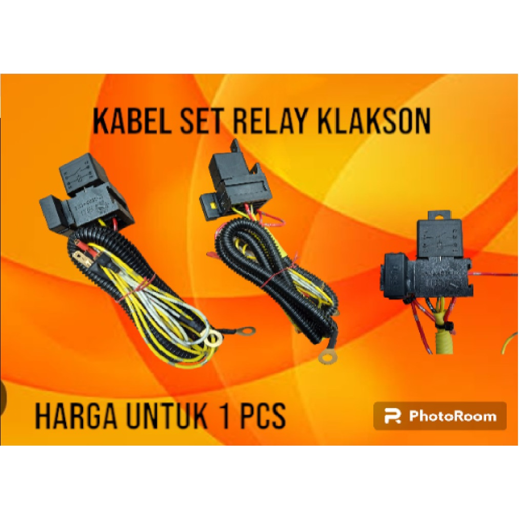 Jual Kabel set relay klakson/ kabel klakson mobil/ cable set relay horn ...