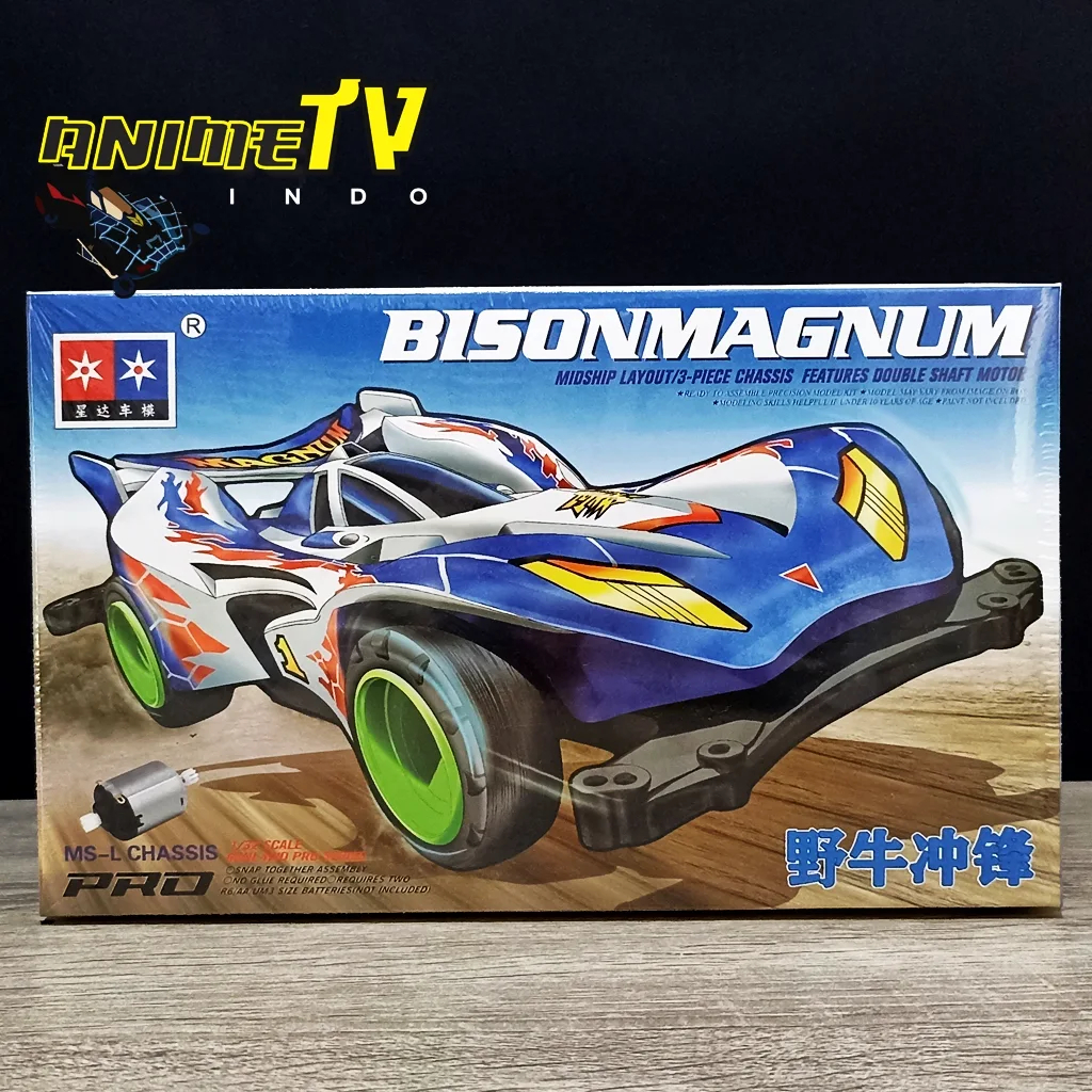 Jual Rep Tamiya Mini 4WD Bison Magnum Merk Daxing MS Chassis | Shopee ...