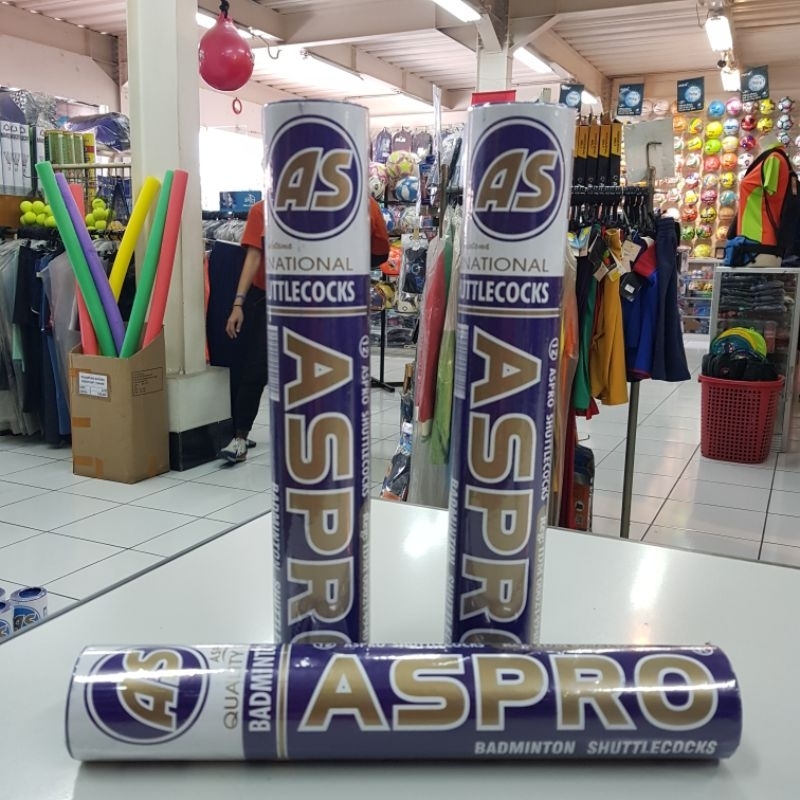 Jual Cock Kok Shuttlecock Badminton Bulutangkis Aspro Biru Dongker Navy ...