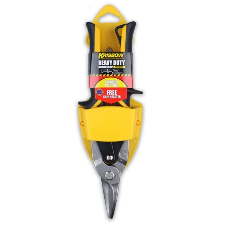 Jual Gunting Baja Ringan Krisbow ( Lurus ) Original (Kuning) | Shopee ...