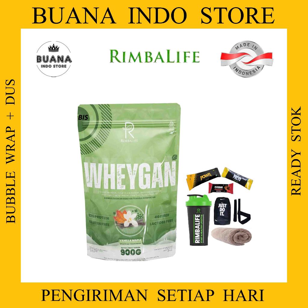 Jual Rimbalife Wheygan protein 900gram 2 Lbs - Rimba whey 900gr | Shopee Indonesia