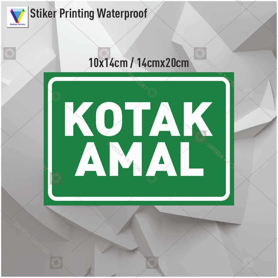 Jual Stiker Kotak Amal Mushola Masjid R28 | Shopee Indonesia