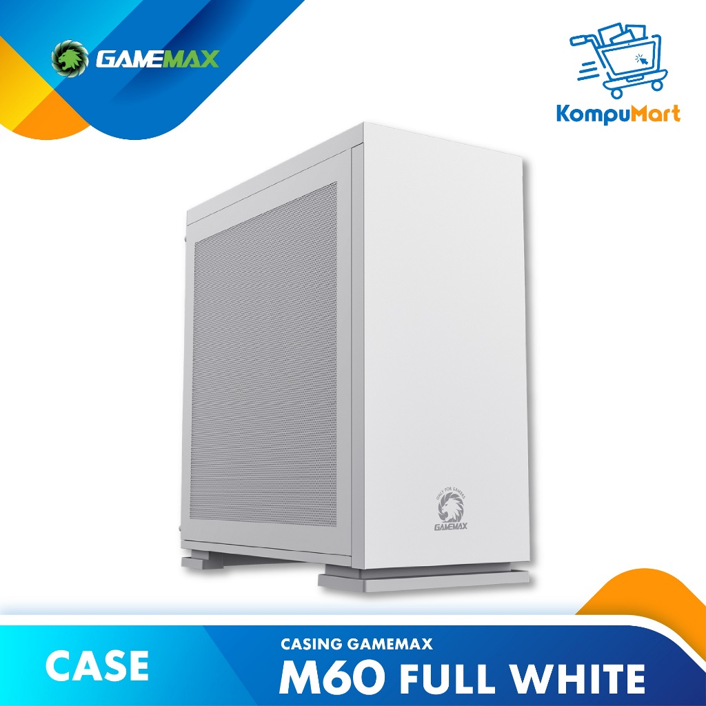 Jual Casing Gamemax M60 Full White Case PC Gaming Dual Mesh mATX ...