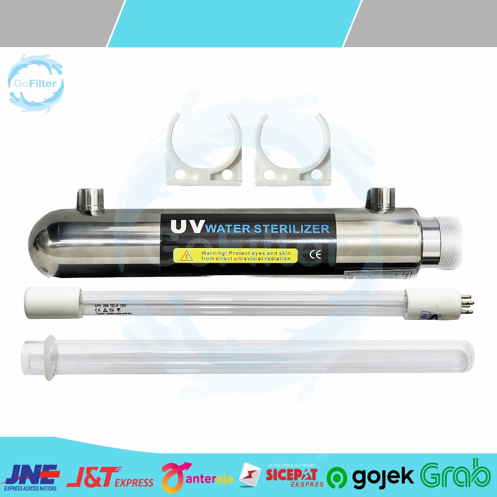 Jual UV WATER STERILIZER 2 GPM 12 WATT SET LENGKAP / ULTRAVIOLET PEMBUNUH KUMAN BAKTERI | Shopee ...