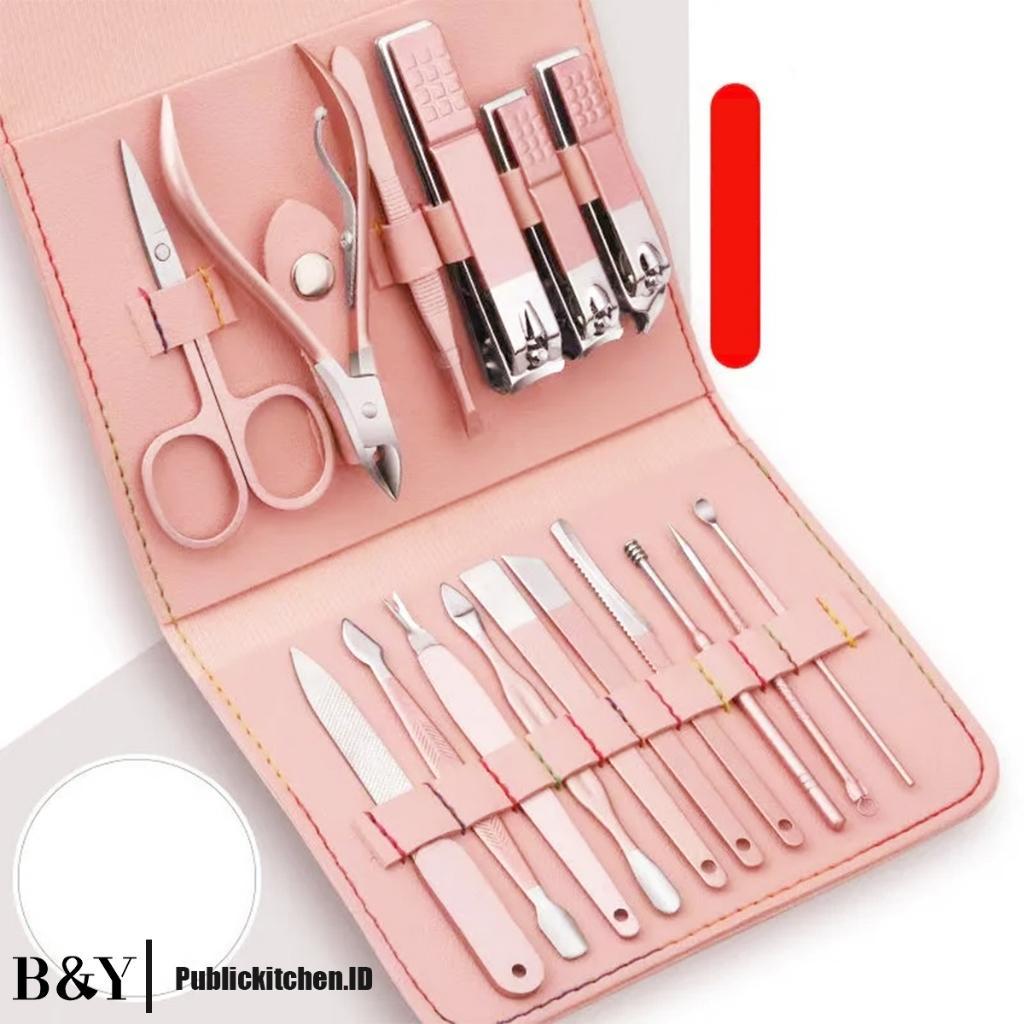 Jual Set gunting kuku / Set Perawatan Kuku 16 IN 1 Manicure Set ...