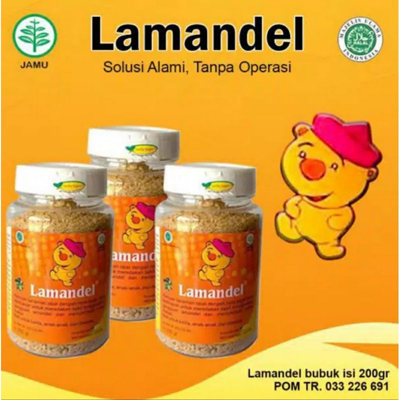Jual Lamandel Botol Obat Herbal Membantu Mengatasi Amandel Radang ...
