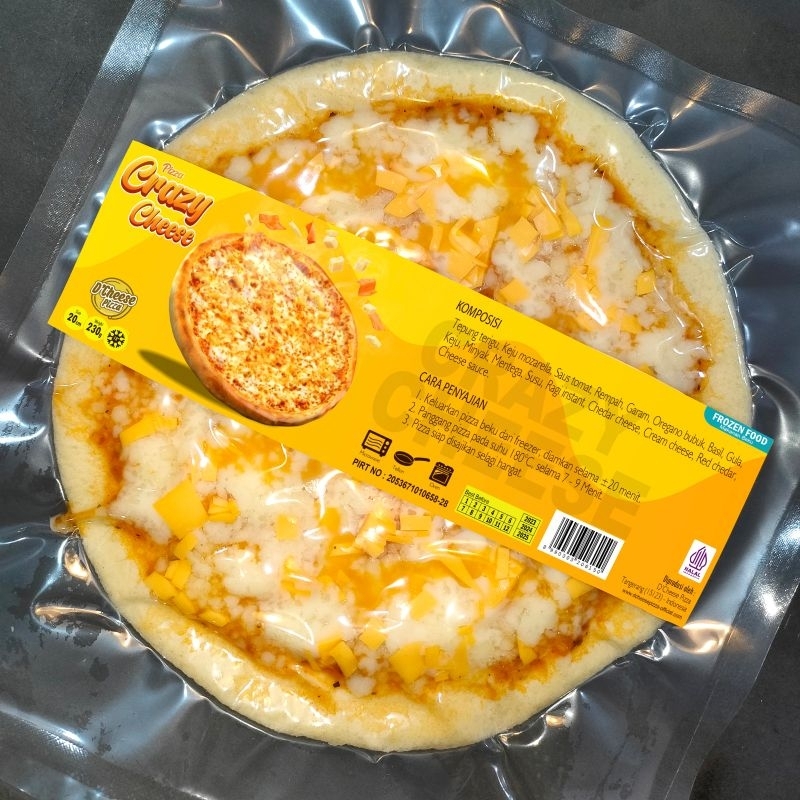 Jual frozen dcheese pizza piza meat cheese keju tuna peperoni smoked ...