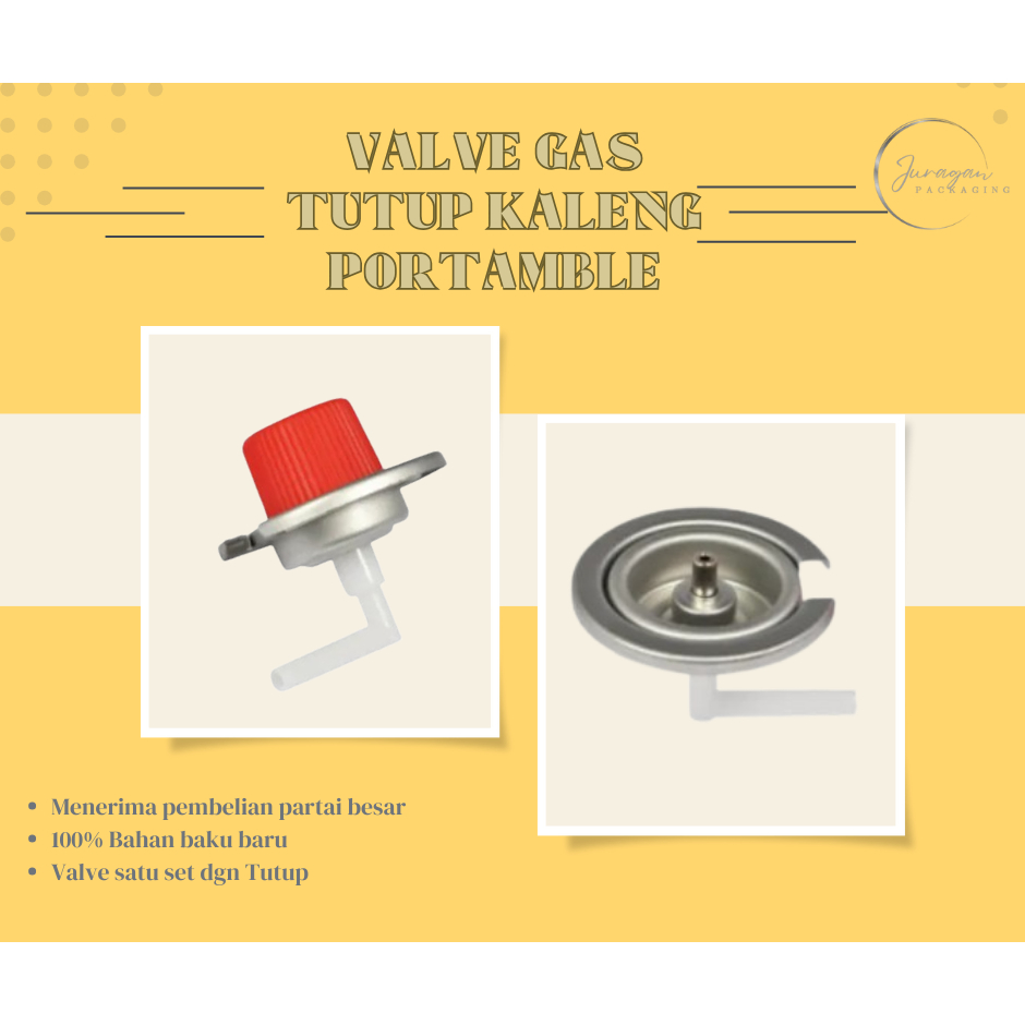 Jual VALVE GAS TUTUP KALENG GAS PORTABLE/TUTUP KALENG GAS MASAK CAMPING ...