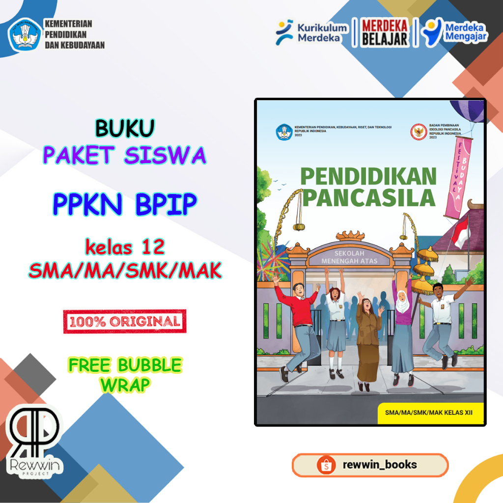 Jual Buku PENDIDIKAN PANCASILA - PPKN - Kelas 12 SMA/MA/SMK/MAK Kurikulum Merdeka - BPIP ...