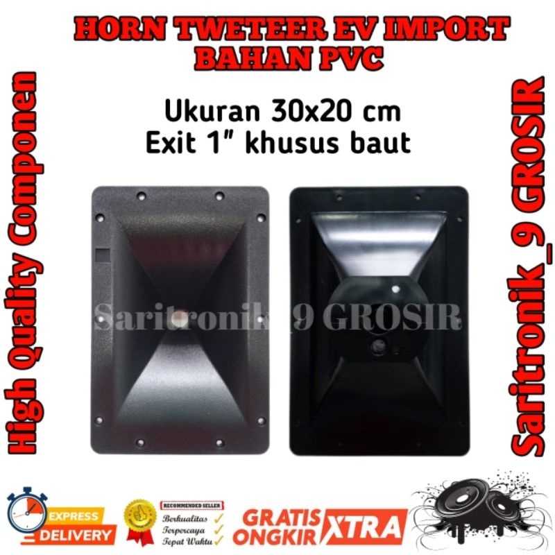 Jual HORN TWETER EV IMPORT UKURAN 30X20 CM BAHAN PVC EXIT 1 IN KHUSUS ...