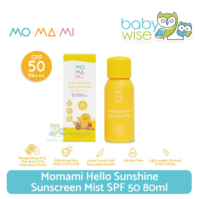 Jual Momami Hello Sunshine Sunscreen Mist SPF 50 - Tabir Surya Anak ...