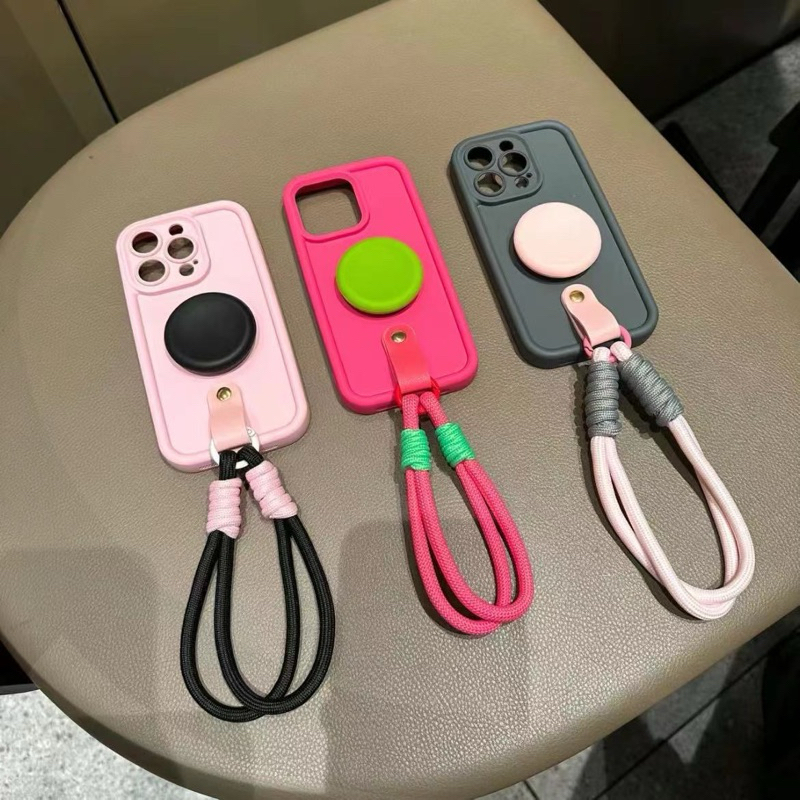 Jual NYLON LANYARD WITH POPSOCKET AND HAND GRIP CASING SOFTCASE ...