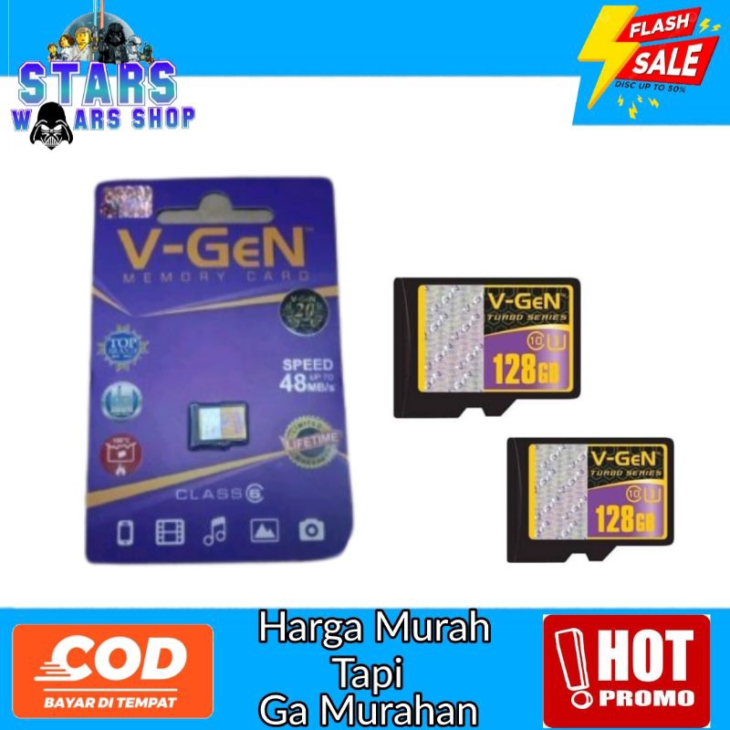 Jual MEMORY CARD V-GEN 128GB CLASS 6 ORIGINAL/MC V-GEN 128GB | Shopee ...